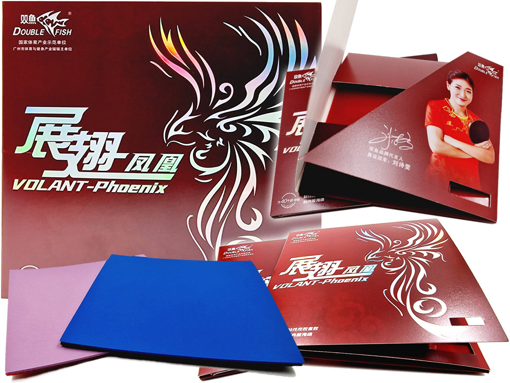 Review rubber Double Fish Volant-Phoenix |StolnyTenis.sk